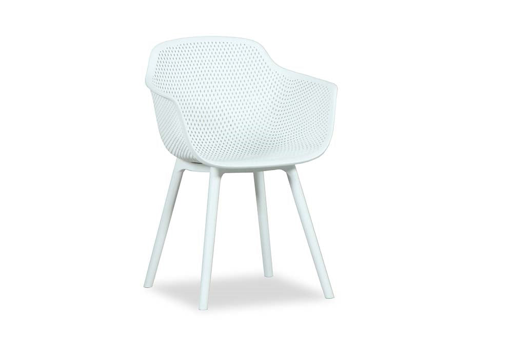 Excalibur Resin Bucket Dining Chair - White – Turfrey.co.nz