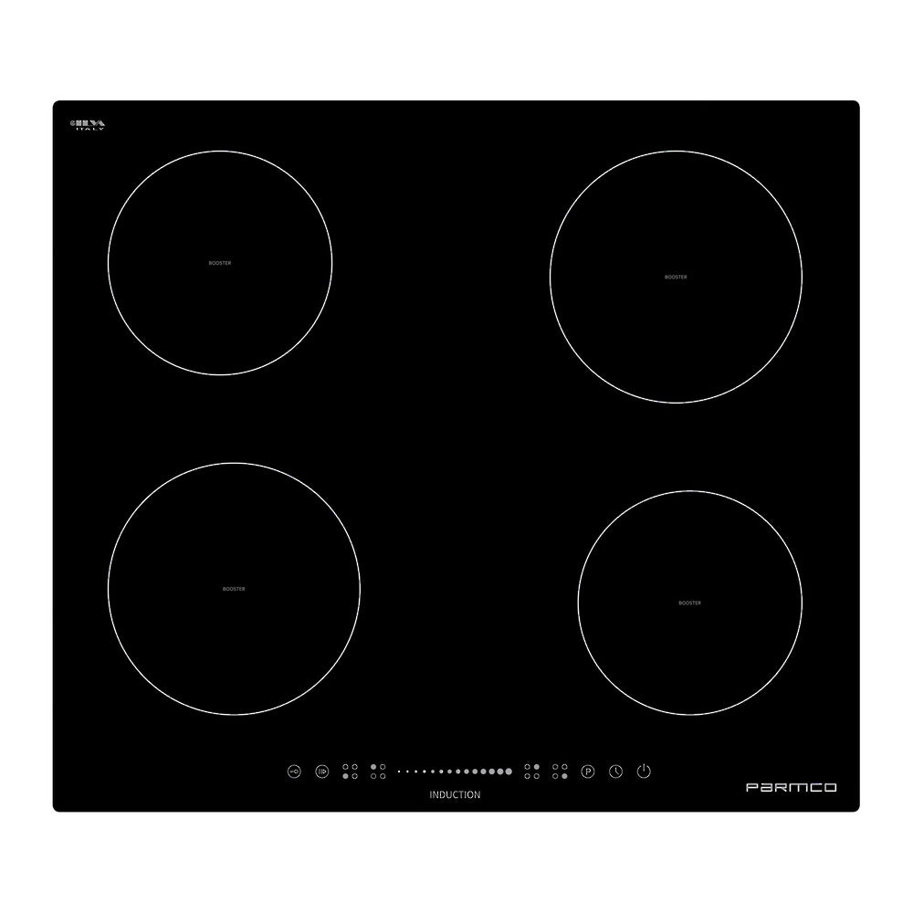 Parmco Cooktop Series 3 600mm Black Induction 4 Burner | Turfrey ...