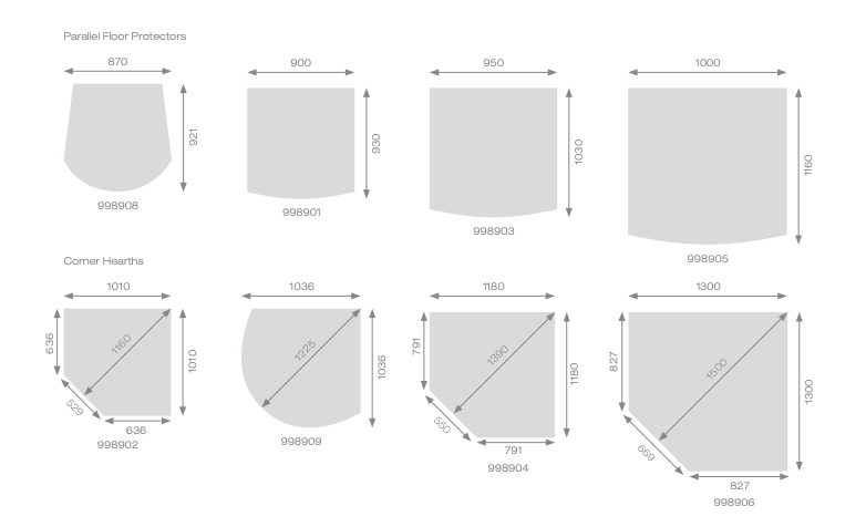 Masport Steel Floor Protectors & Hearths | Turfrey Wood Fires NZ ...