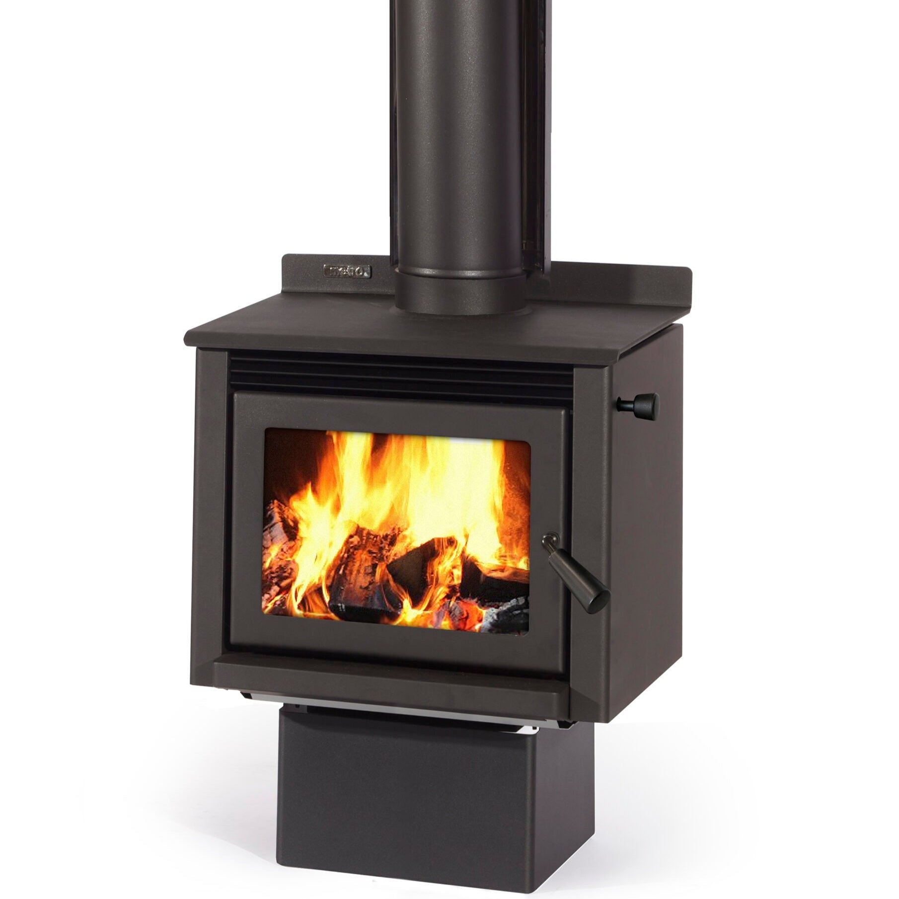 Metro Tiny Rad Base Wood Fire – Clean Air Approved 11kW | Turfrey ...