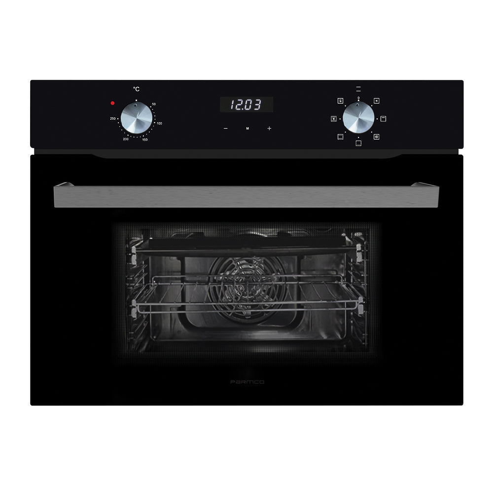 Parmco 450mm 50L, 7 Function Black Oven – Turfrey.co.nz