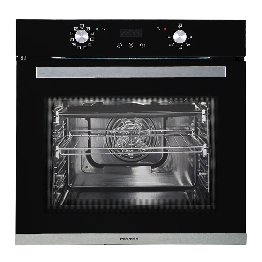 Parmco 600mm 80 Litre Oven, 10 Function, Black – Turfrey.co.nz
