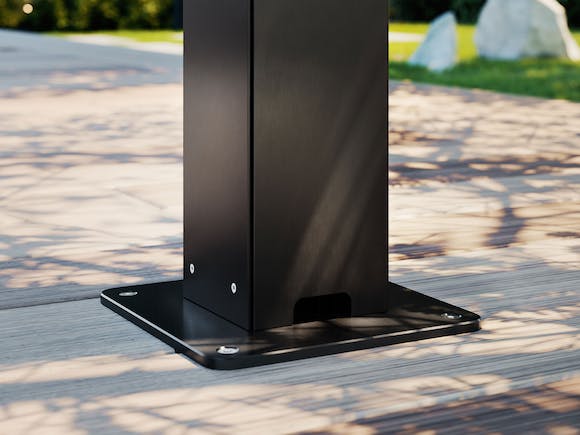 Louvre Roof System Wall Mount 6m x 4m Charcoal – Turfrey.co.nz