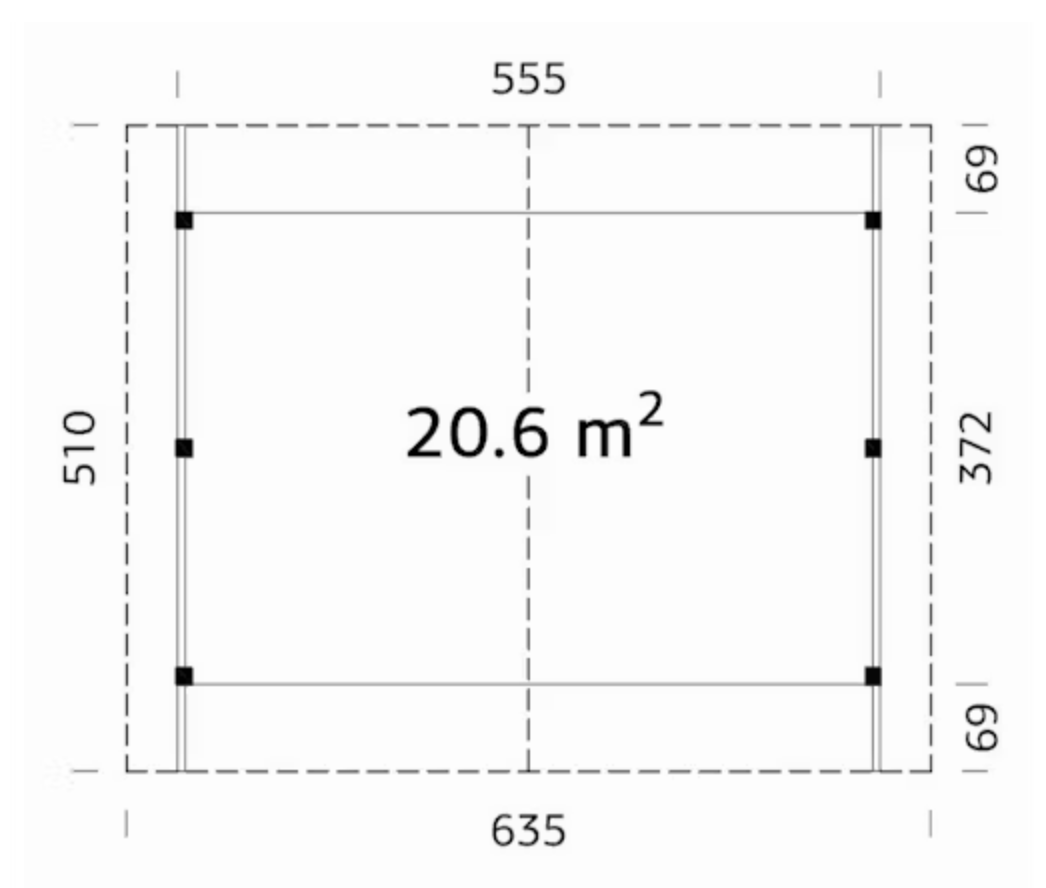 Wooden Carport Robert 5.55m x 5.1m | Turfrey Kitset Sheds NZ – Turfrey.co.nz