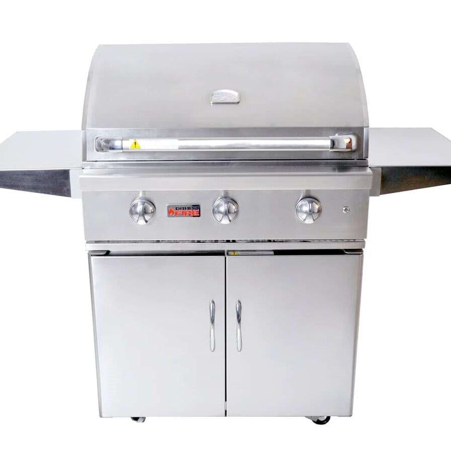 Grandfire Silverline 32" Stainless Steel BBQ Complete GF32LC – Turfrey ...
