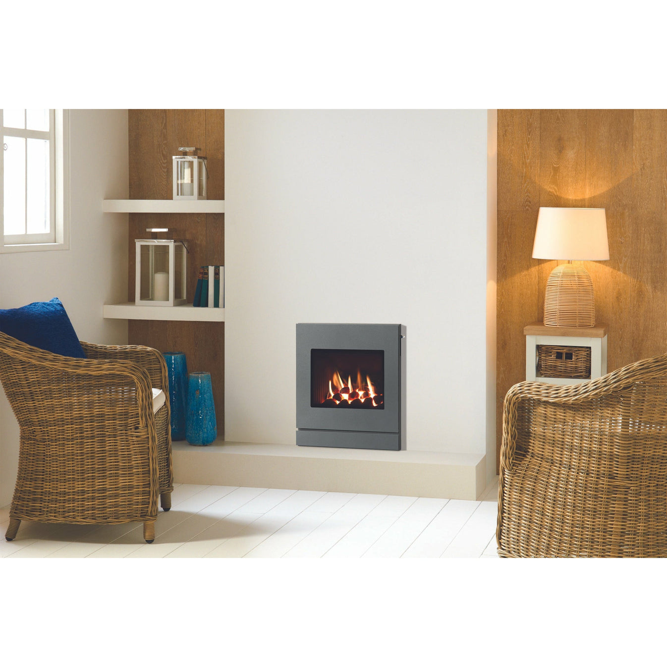 Gazco HE Logic Timber Cavity Package | Turfrey Electric Fires NZ ...