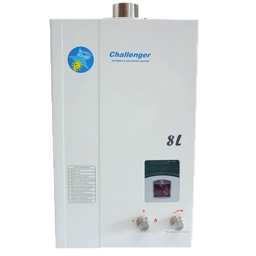 Challenger 5L Gas Water Heater – Instant Hot Water NZ – Turfrey.co.nz